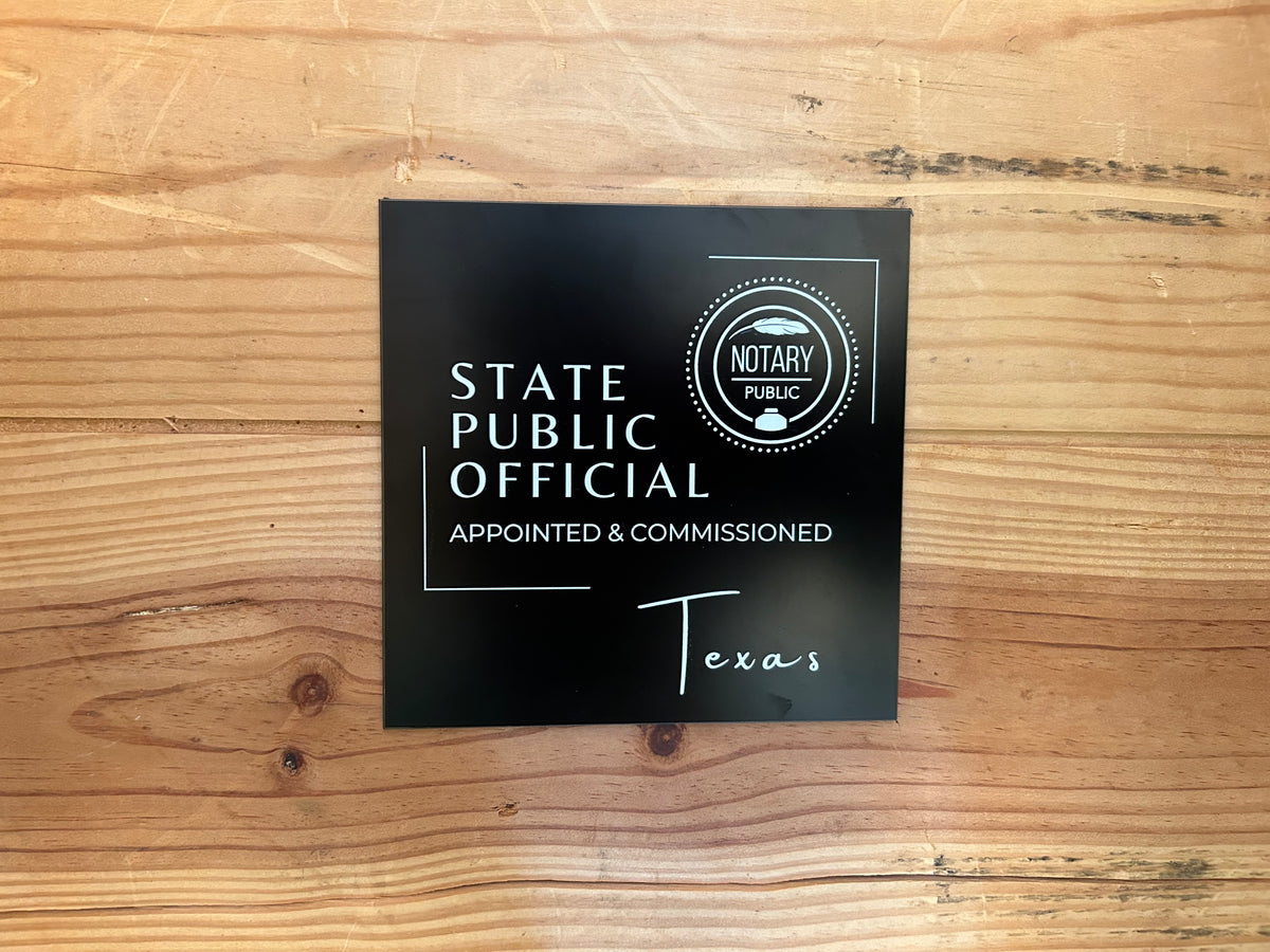Texas Wall Plaque – The Dotted Line Shop