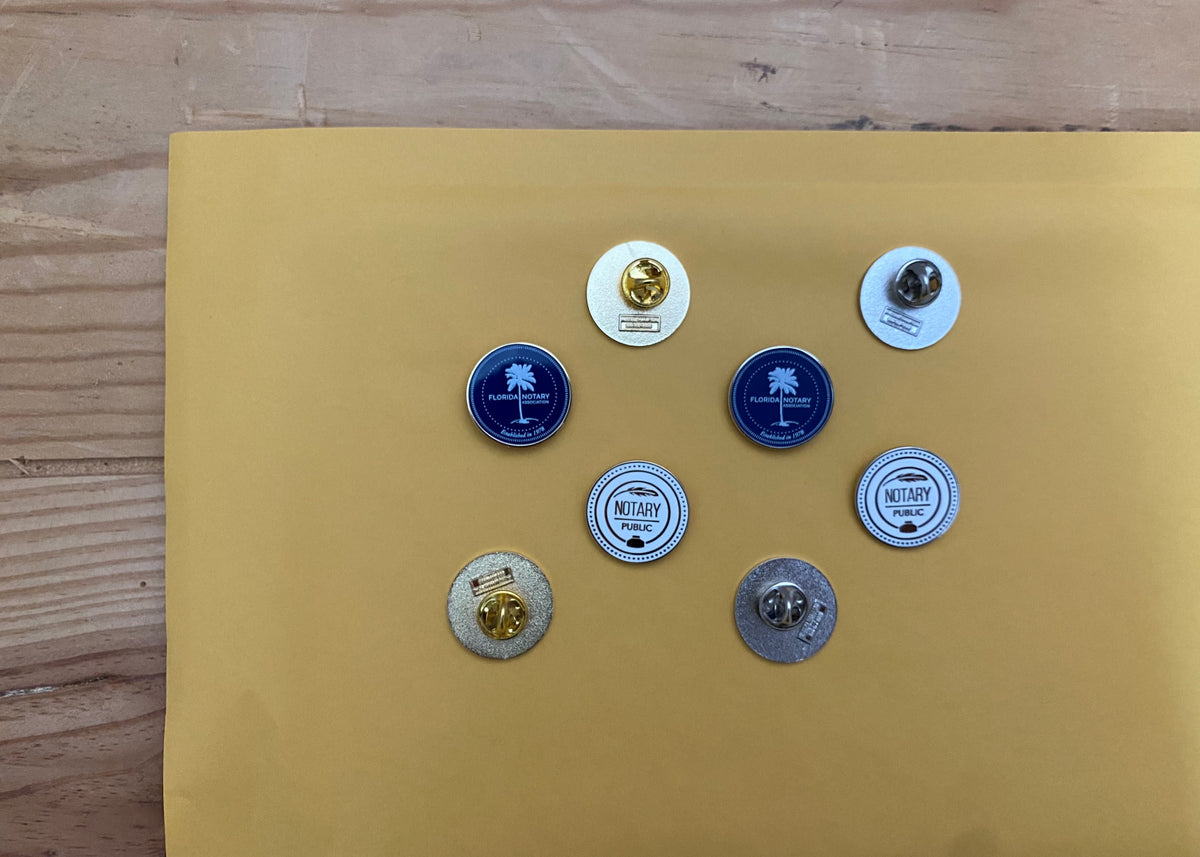 Notary Lapel Pin – The Dotted Line Shop