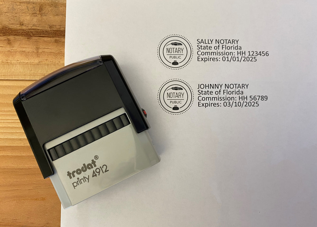 Mini Notary Stamp – The Dotted Line Shop