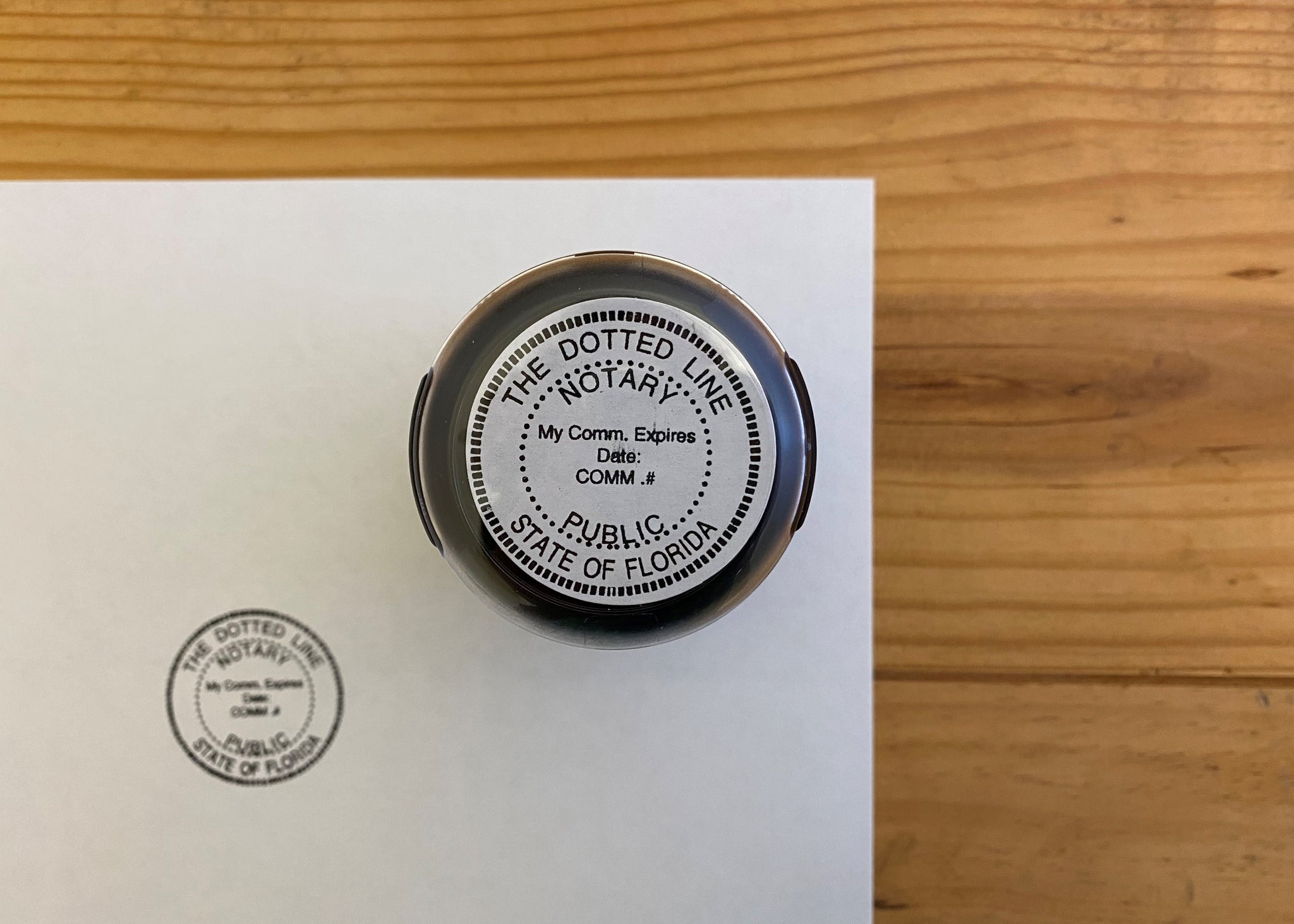 Official Notary Public Stamp – The Dotted Line Shop