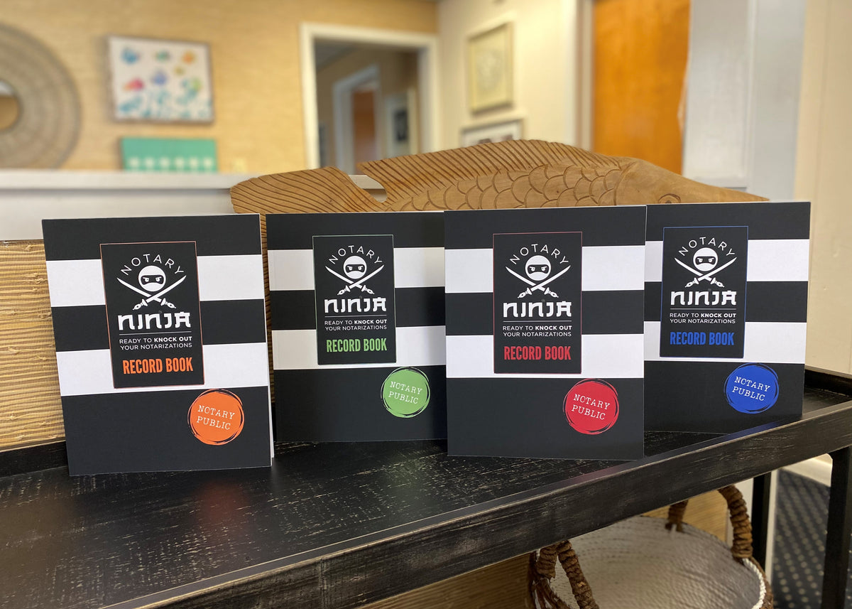 Notary Ninja Record Book – The Dotted Line Shop